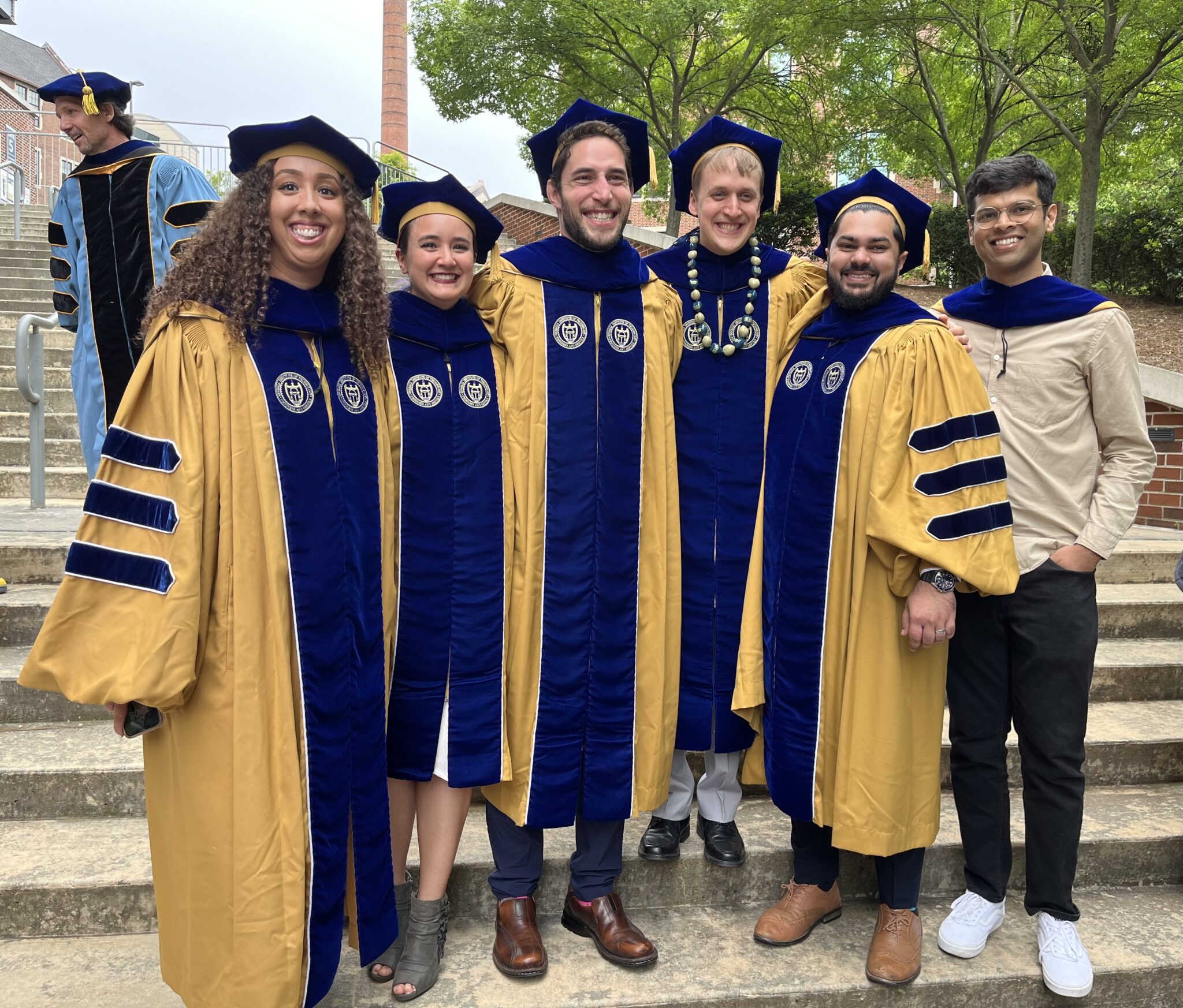 A walk down the (commencement) aisle for new and soon-to-be PoWeR PhDs ...